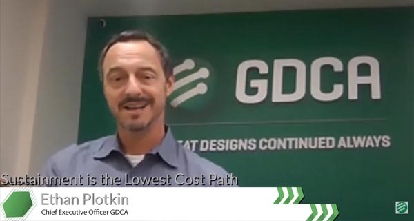 Ethan Plotkin Presents Sustainment is the Lowest Cost Path - GDCA