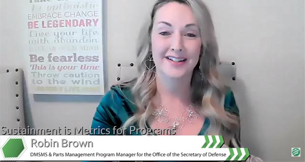 Robin Brown presents Sustainment is Metrics for Programs - GDCA