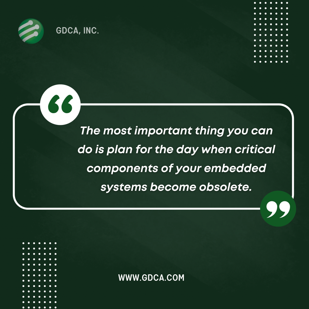 Understanding and Mitigating Obsolescence Risks in Embedded Systems - GDCA